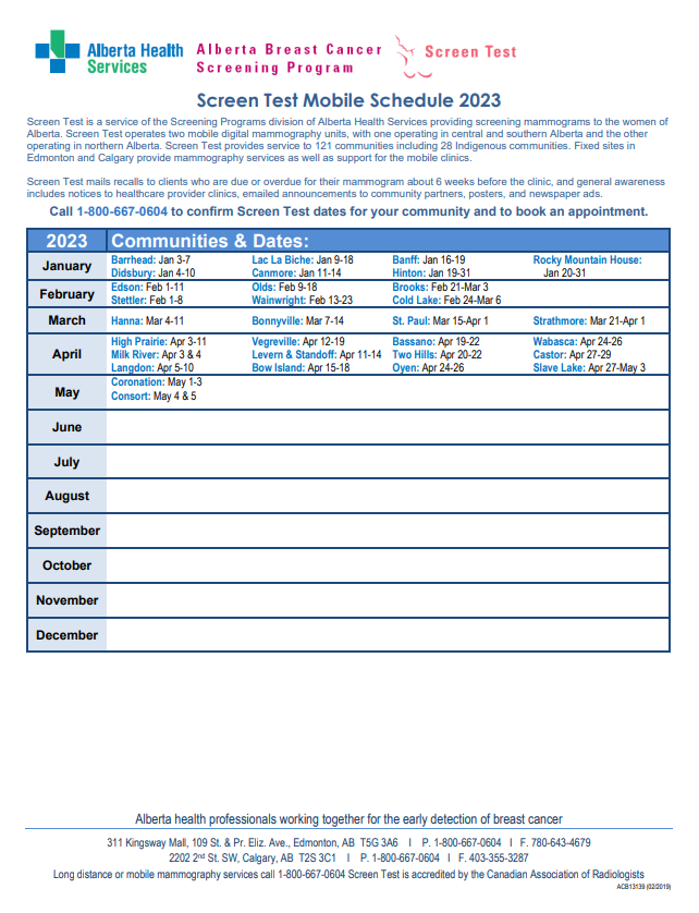Mobile Services - Screening For Life | Screening For Life